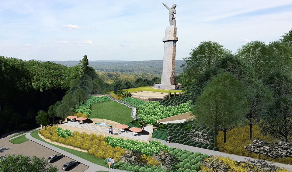 Birmingham's Kiwanis Club celebrates 100th with new Vulcan Trail Park