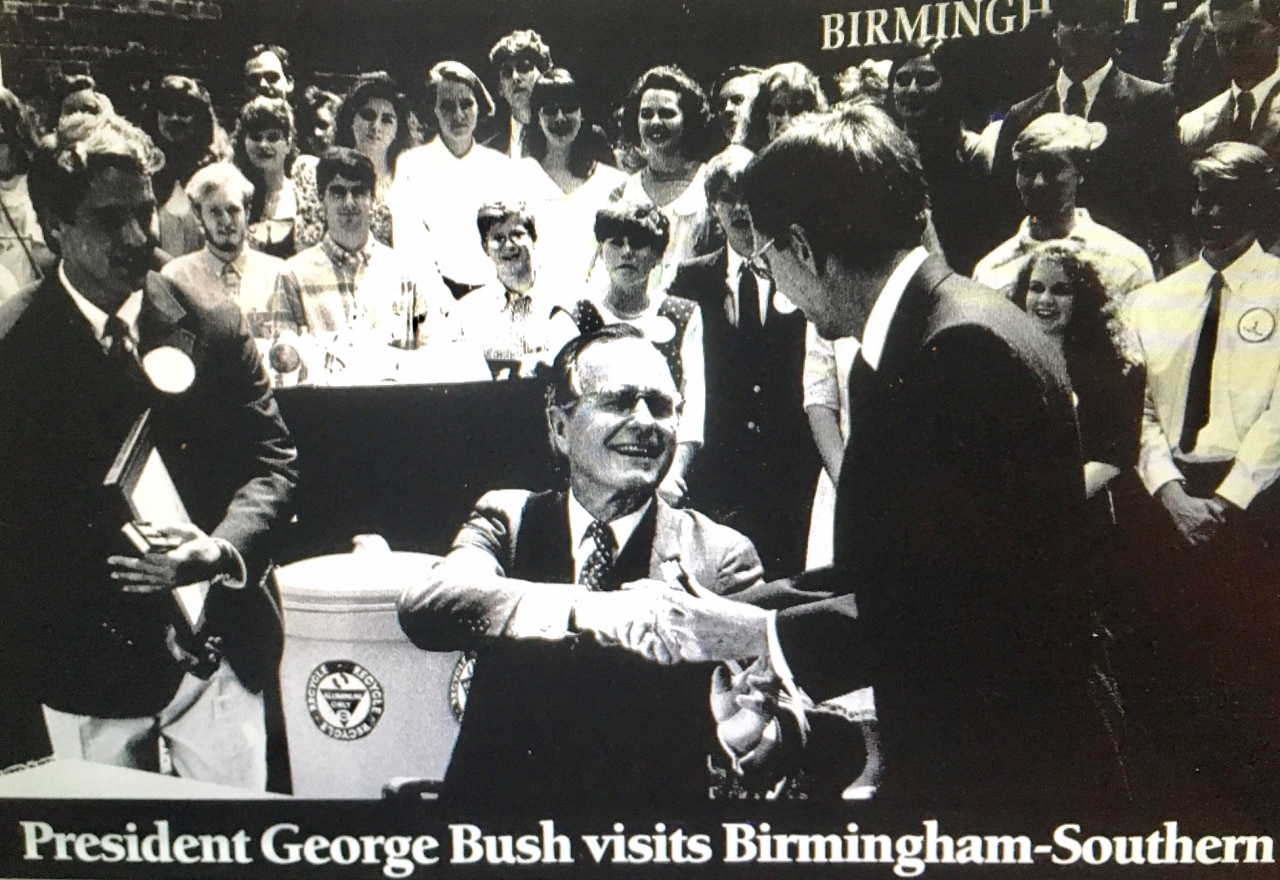A point of light: Remembering President George H.W. Bush's visit to ...
