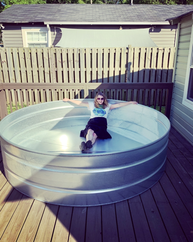 Local trend setters install stock tank pools. [Photos]