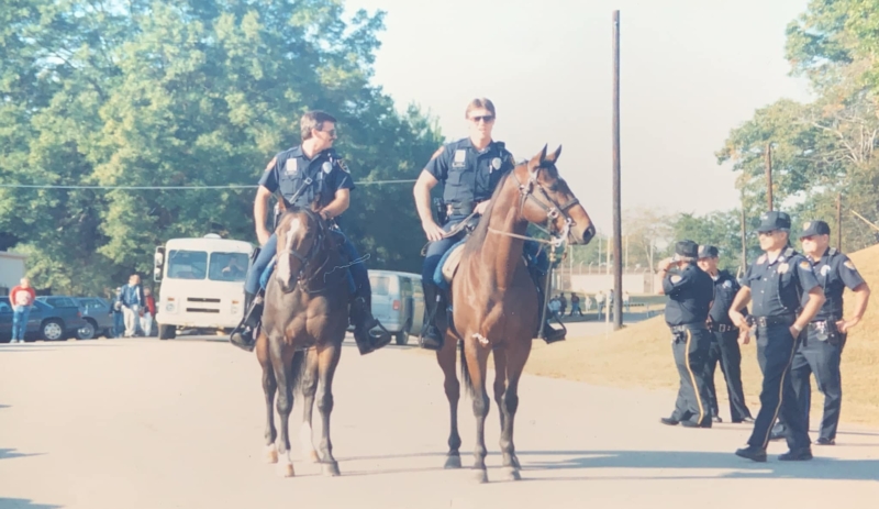"Mounted Patrol says Goodbye." A tribute to the horses of Birmingham's ...