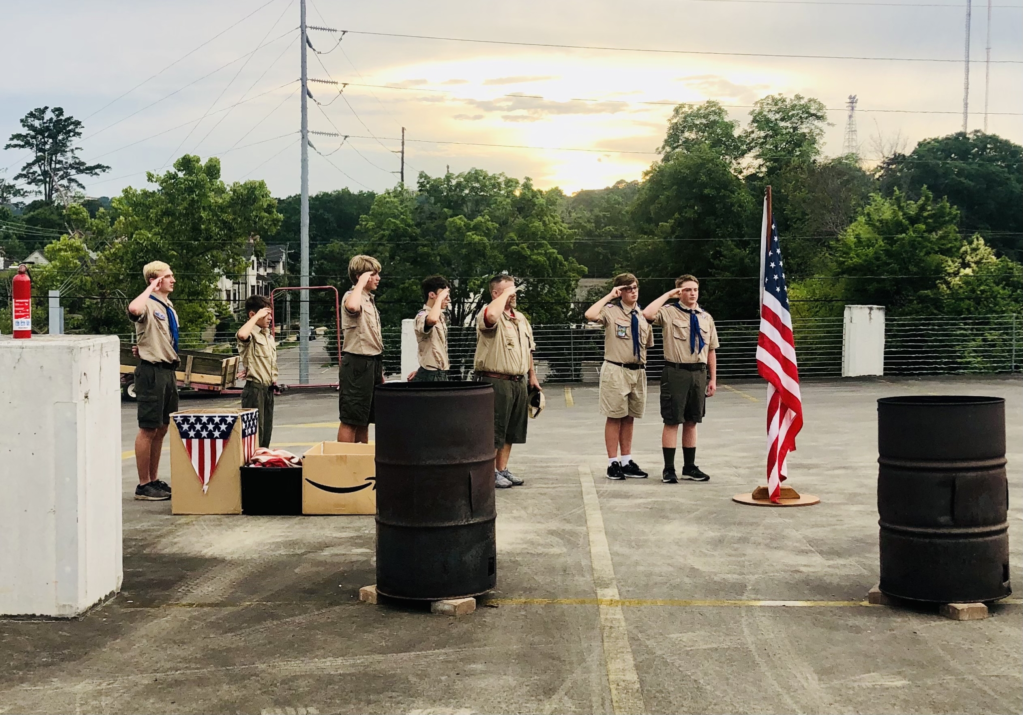 Bham-area Scouts commemorate Flag Day with flag retirement ceremonies ...