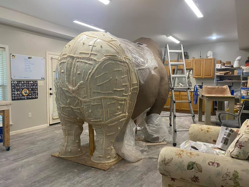 SNEAK PEEK: Avondale Park’s 13-foot Miss Fancy statue slated for Spring ...