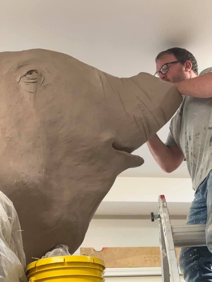 SNEAK PEEK: Avondale Park’s 13-foot Miss Fancy statue slated for Spring ...