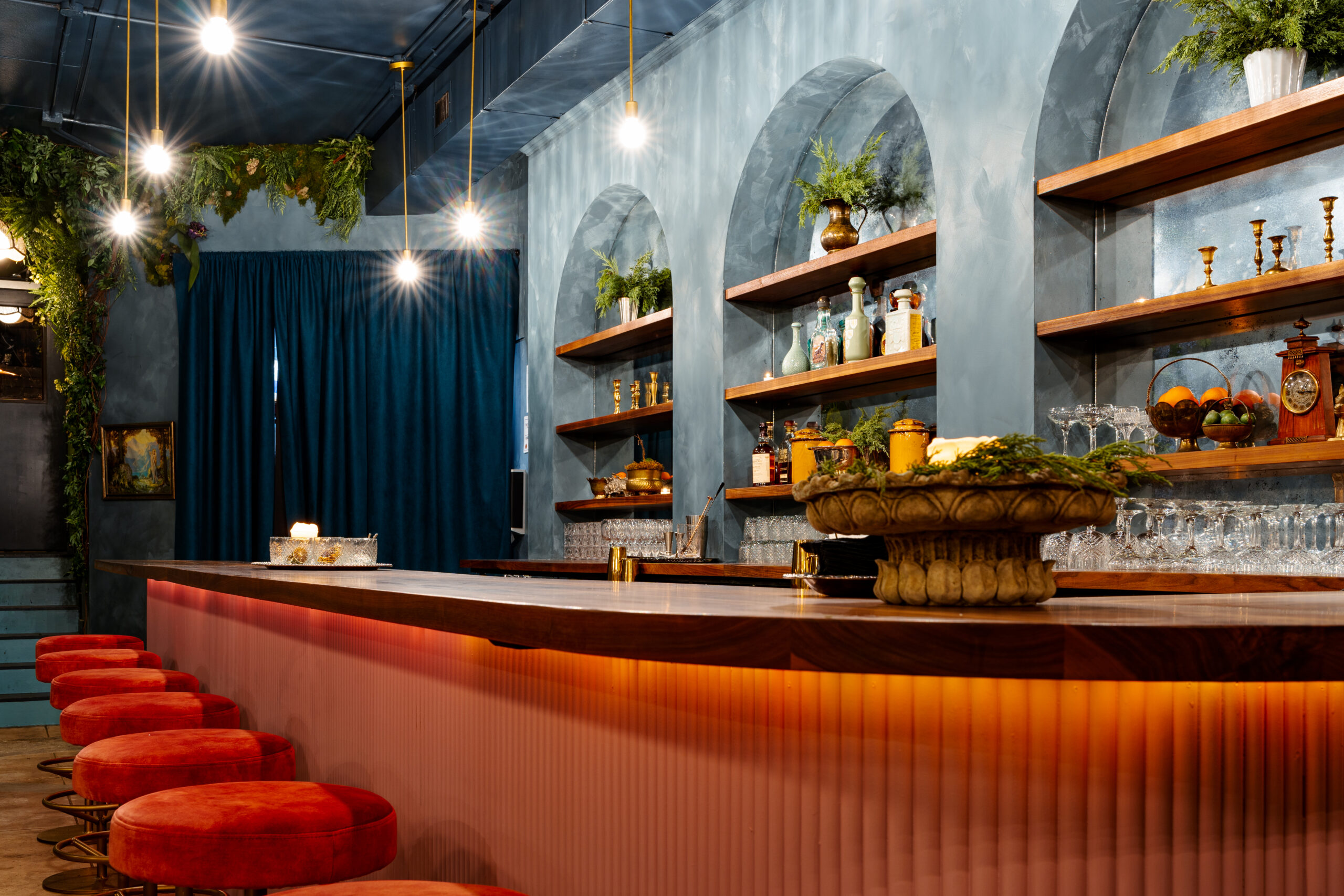 A sneak peek at Juniper, Forest Park's newest + most gorgeous bar ...