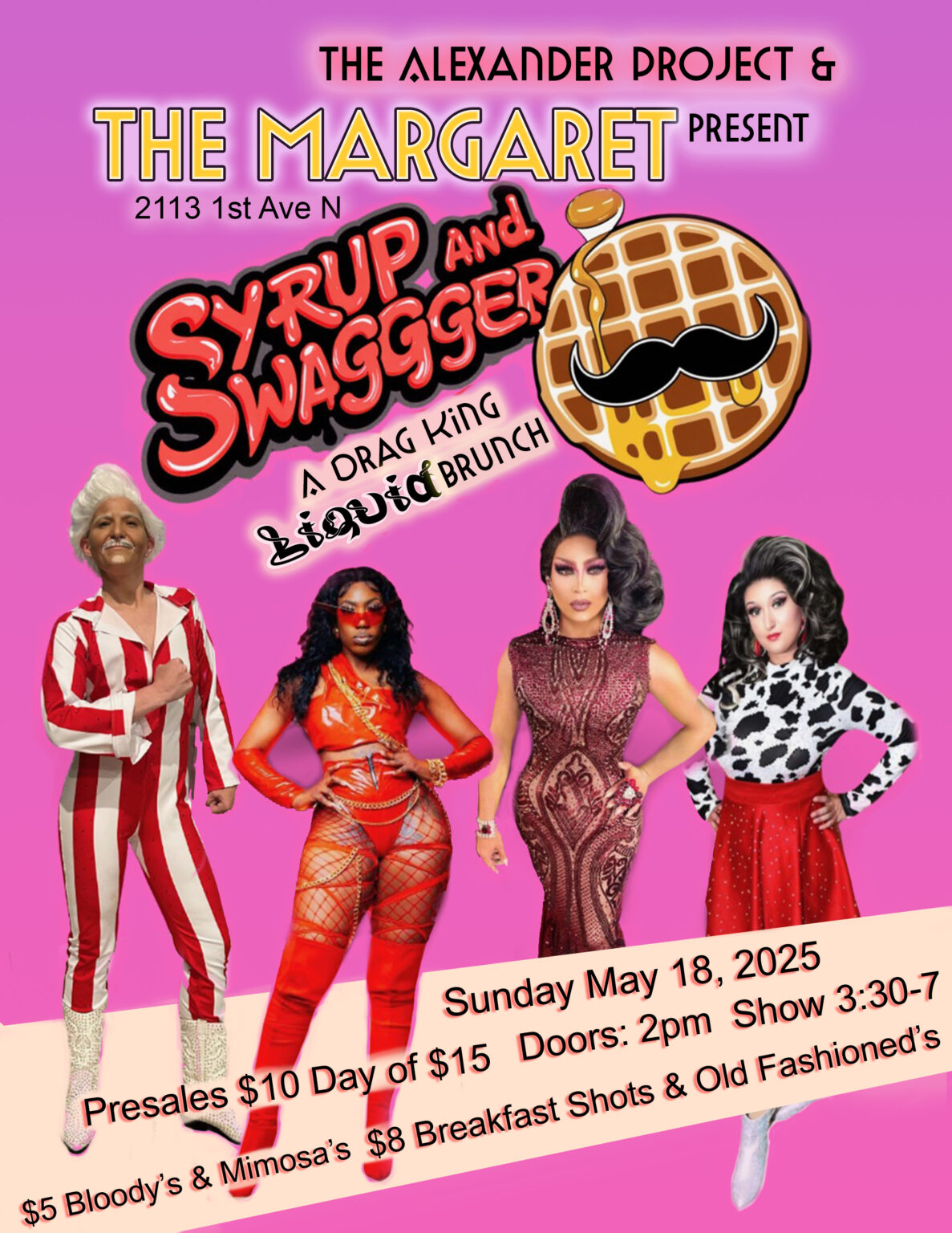 Syrup and Swagger: A Drag King Liquid Brunch! | Bham Now