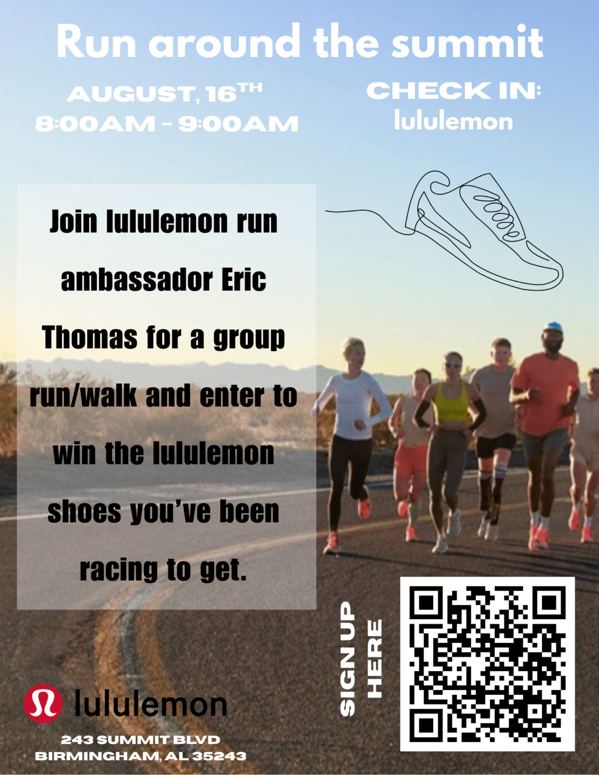 Run With lululemon At The Summit | Bham Now