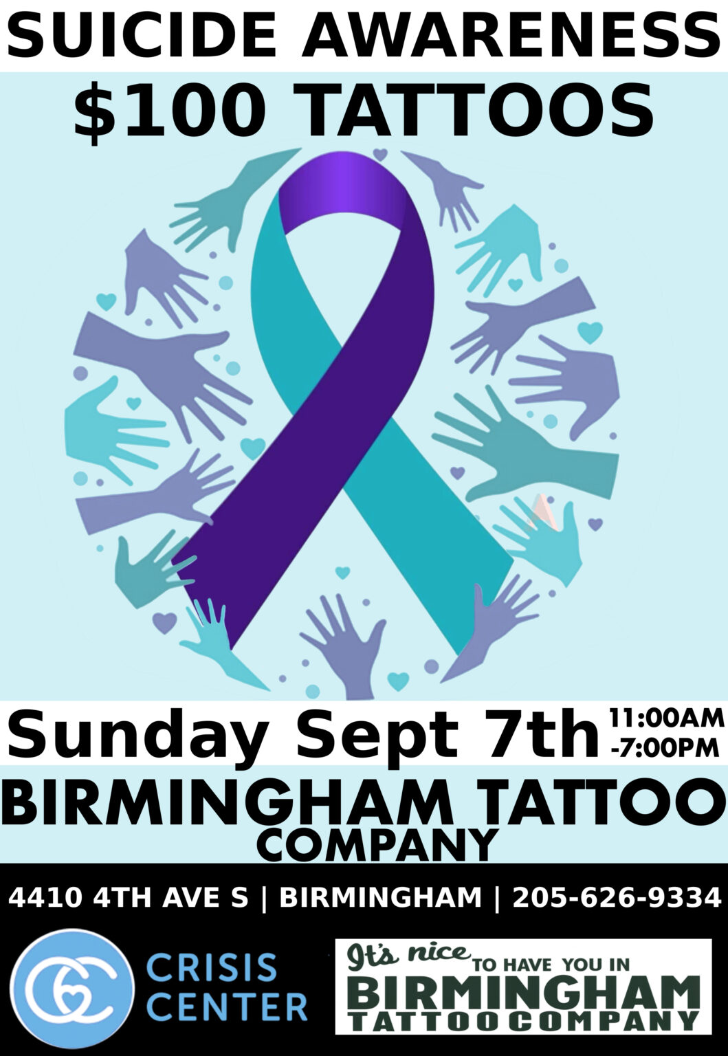 Suicide Awareness Tattoo Fundraiser | Bham Now