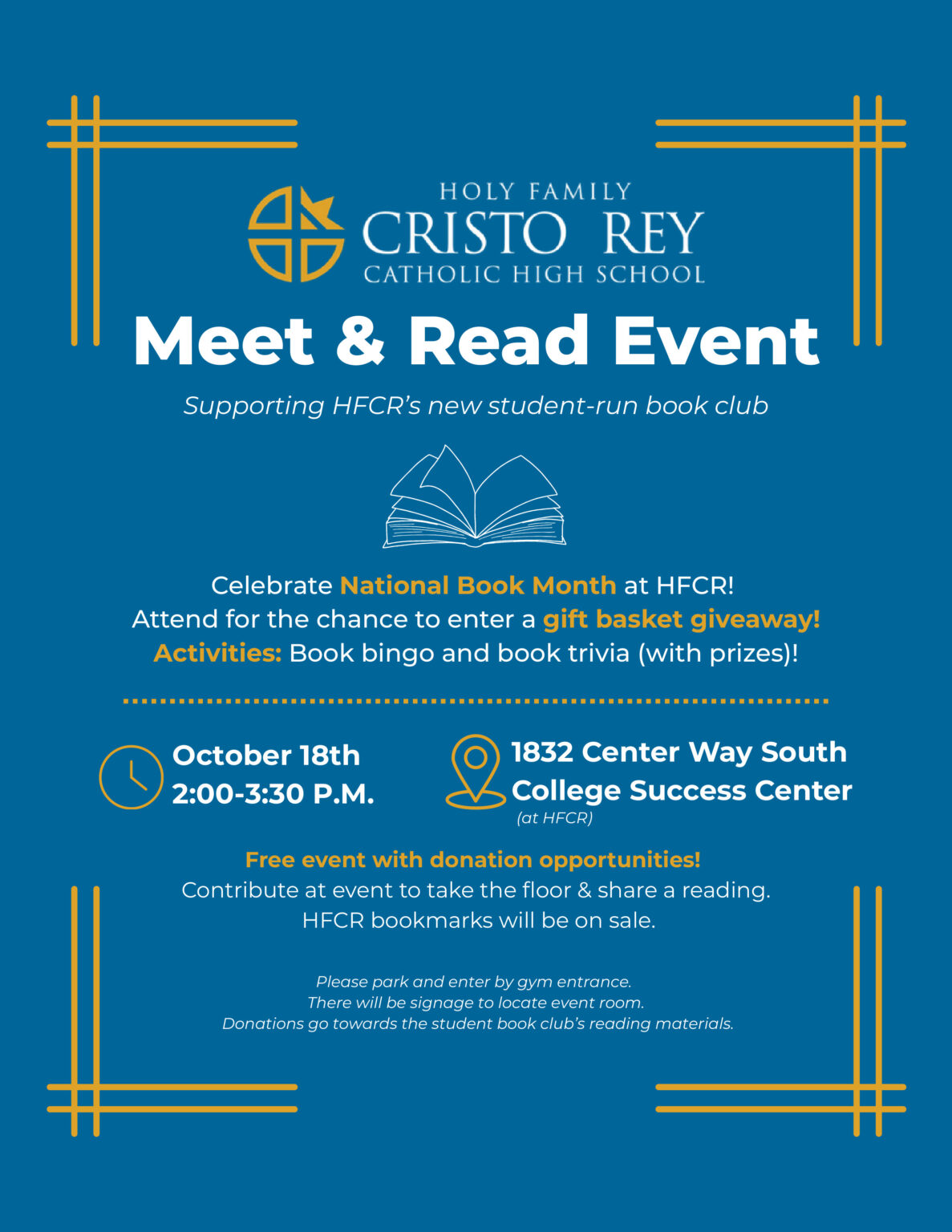 Meet & Read Event at Holy Family Cristo Rey | Bham Now
