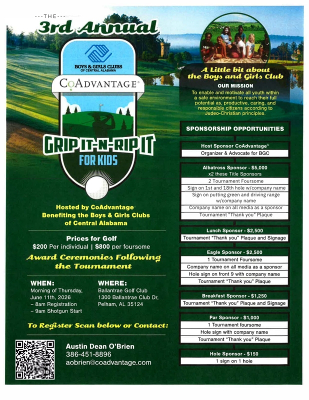 3rd Annual Grip It-N-Rip It For Kids Charity Golf Tournament | Bham Now