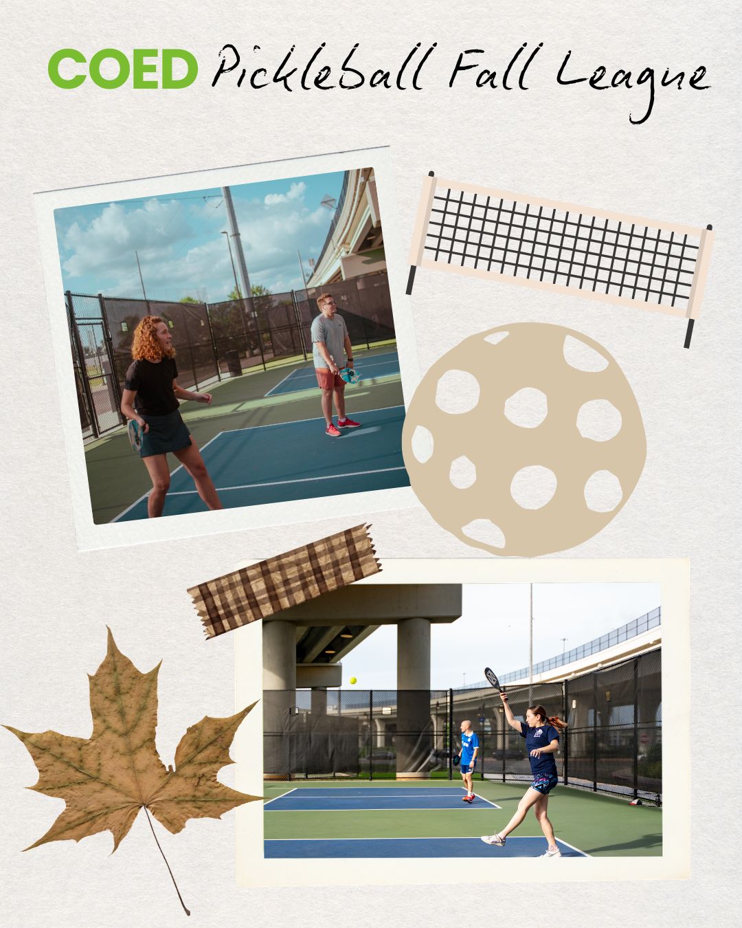 Coed Pickleball Fall League Bham Now